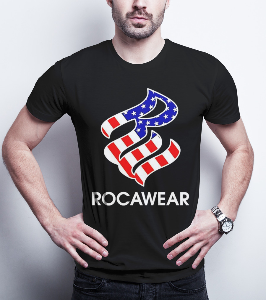 Rocawear American Flag Logo Freedom T-Shirt