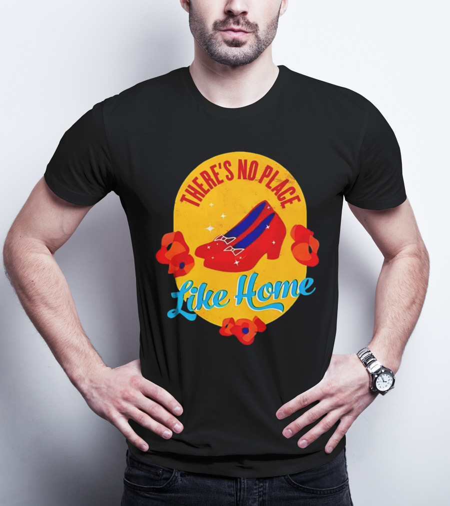 There's No Place Like Home Red Shoes Vintage T-Shirt
