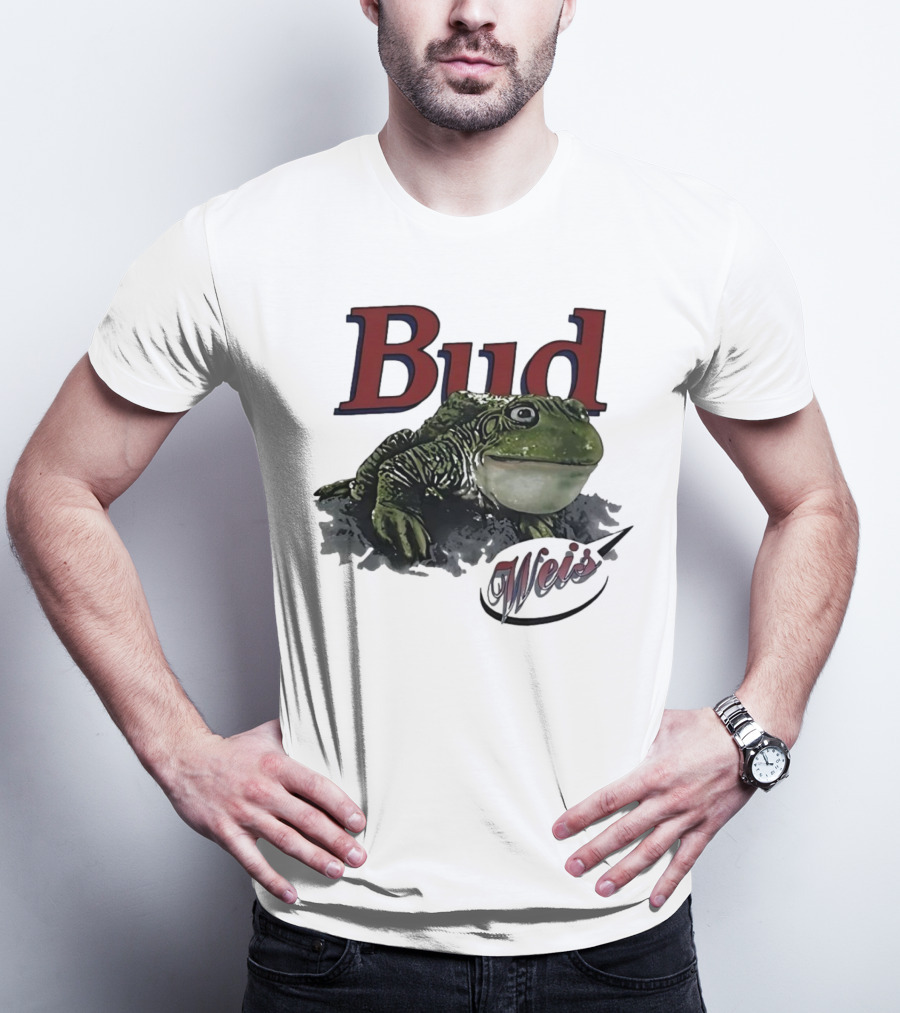 Budweiser Bud Weis Frog T-Shirt