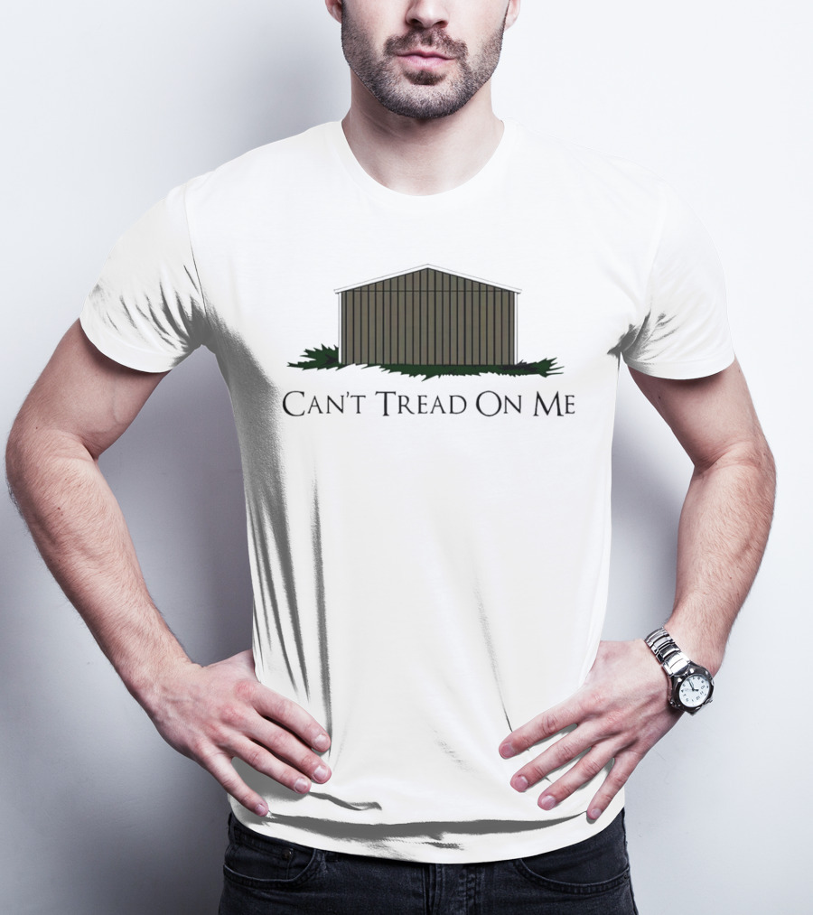 Can't Tread On Me Shed With Grass Elements T-Shirt