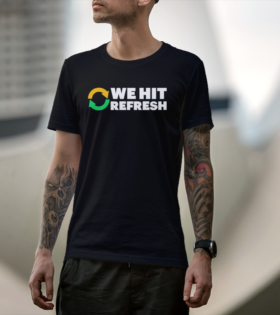 Subway We Hit Refresh Circular Arrows T-Shirt