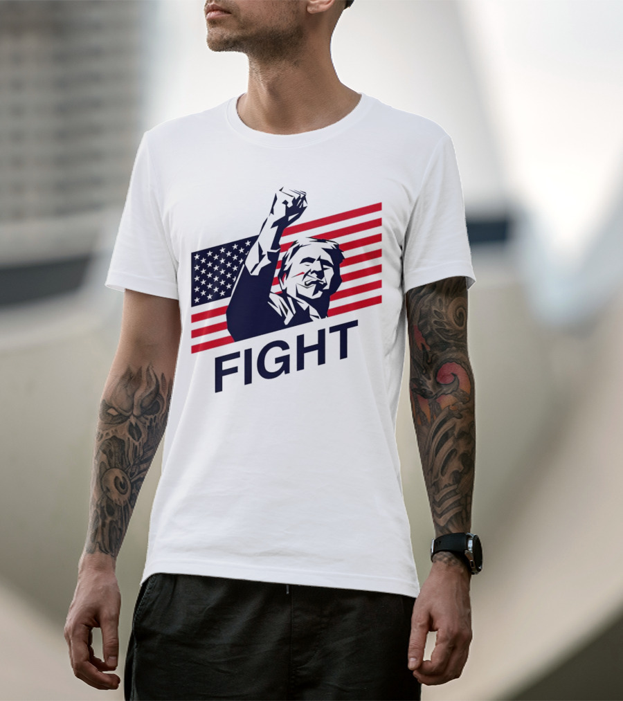 Fight American Flag Patriot T-Shirt