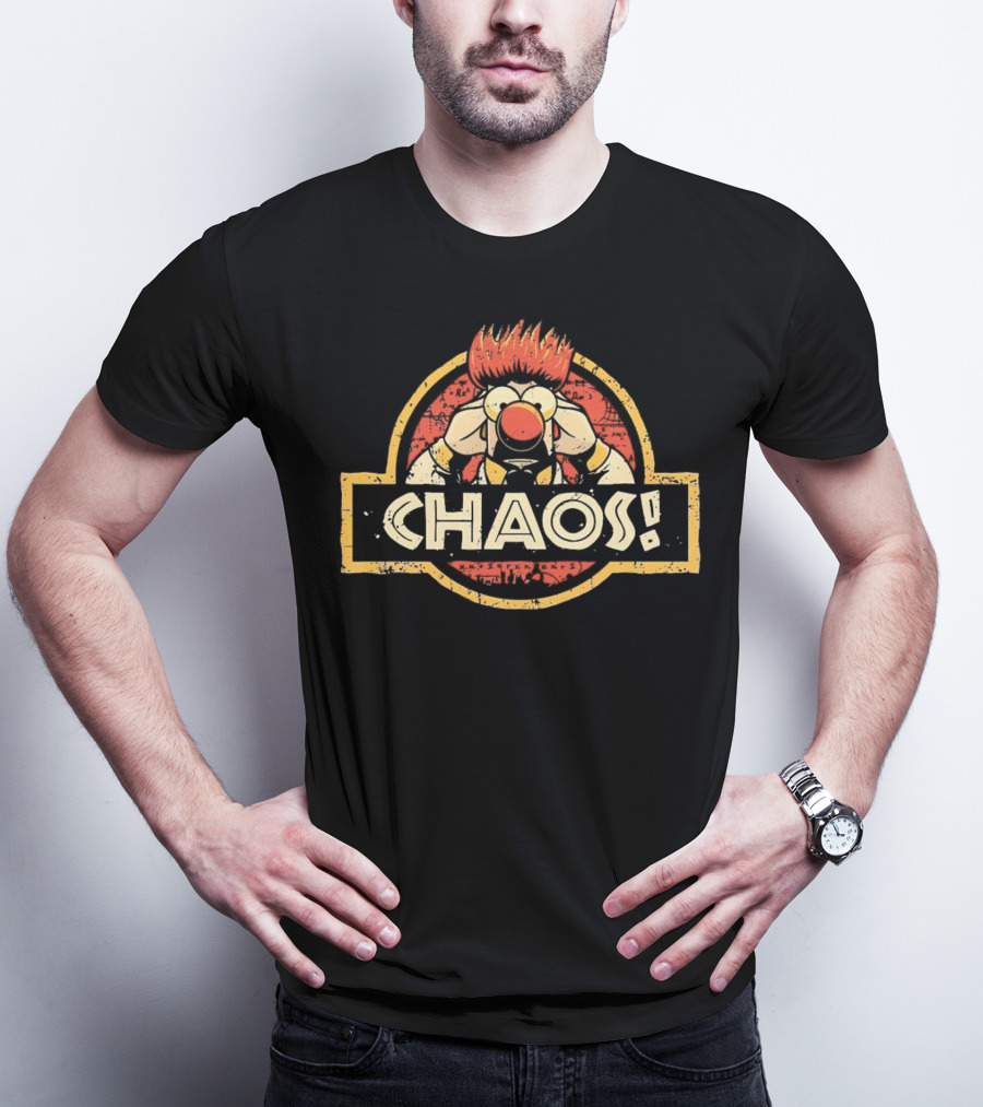 Jurassic Park Chaos Beaker Muppet T-Shirt