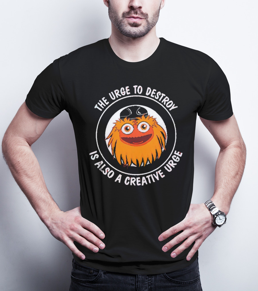 Gritty Philly Urge To Destroy Creative Urge T-Shirt