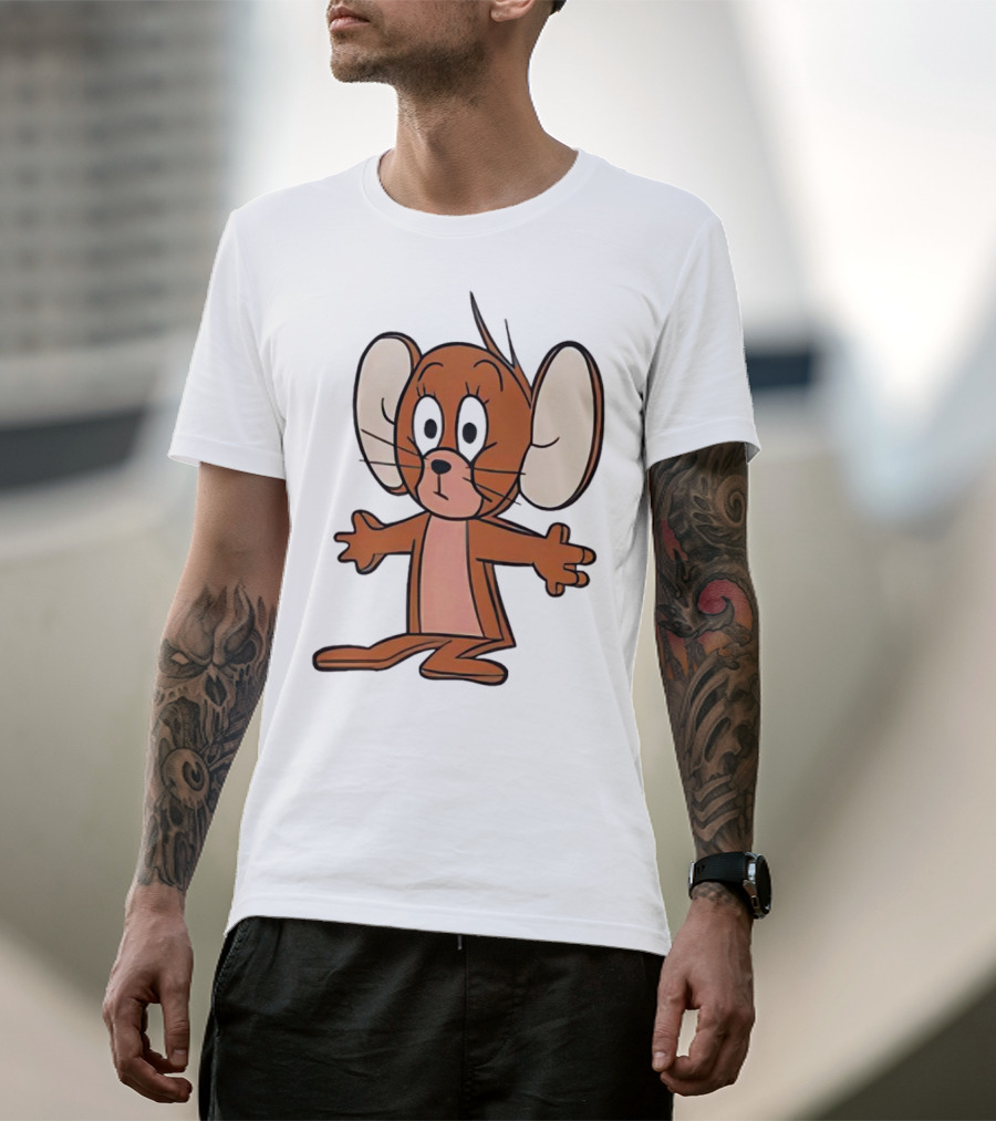 Hanna Barbera Tom And Jerry Jerry Iconic Character T-Shirt