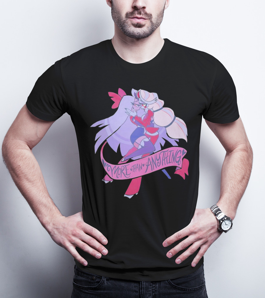 Charlie And Vaggie Hazbin Hotel More Than Anything T-Shirt