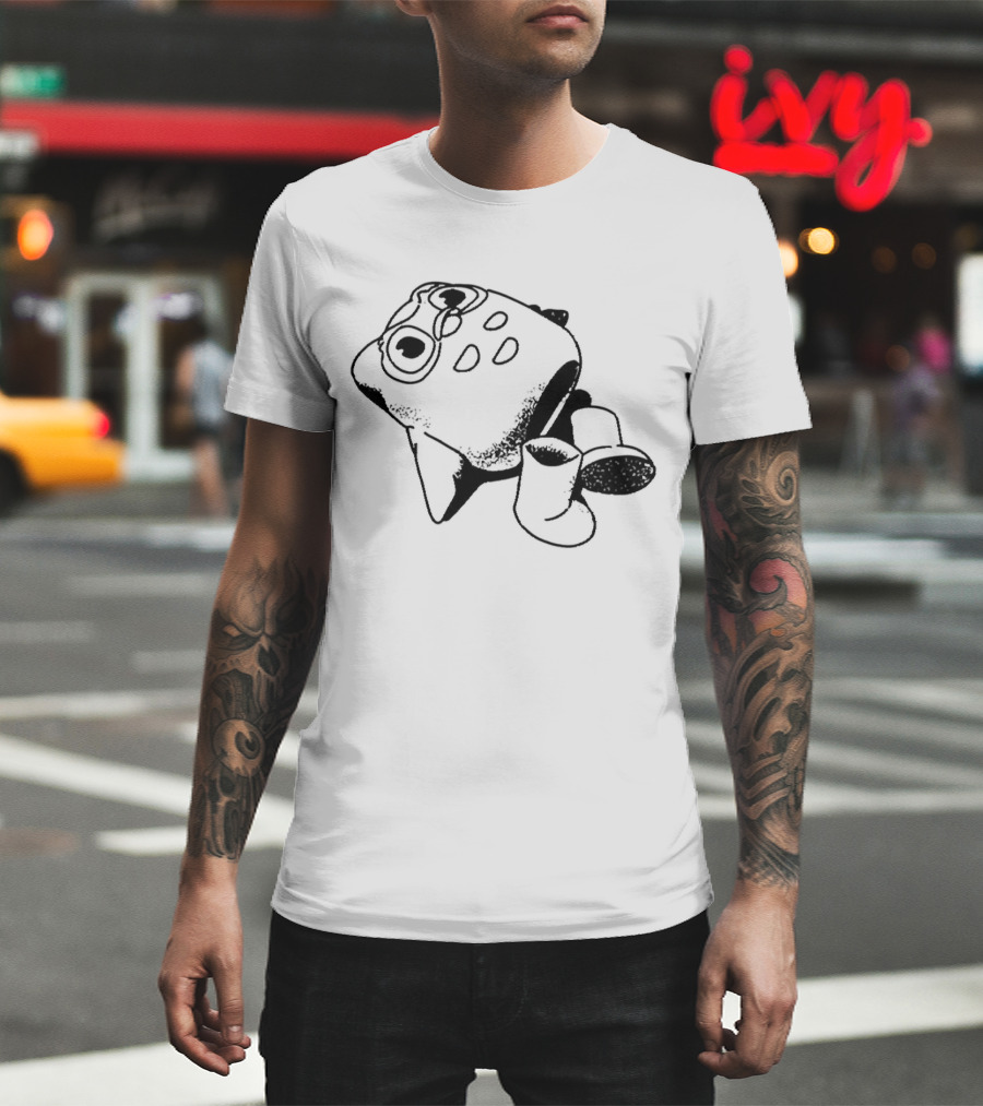 Duolingo Store Disgruntled Duo Owl With Boots T-Shirt