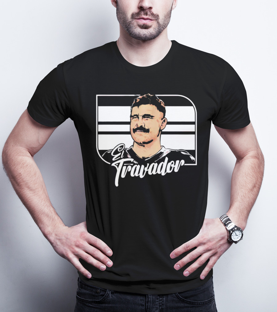 Travis Kelce El Travador NFL Football Player Caricature T-Shirt