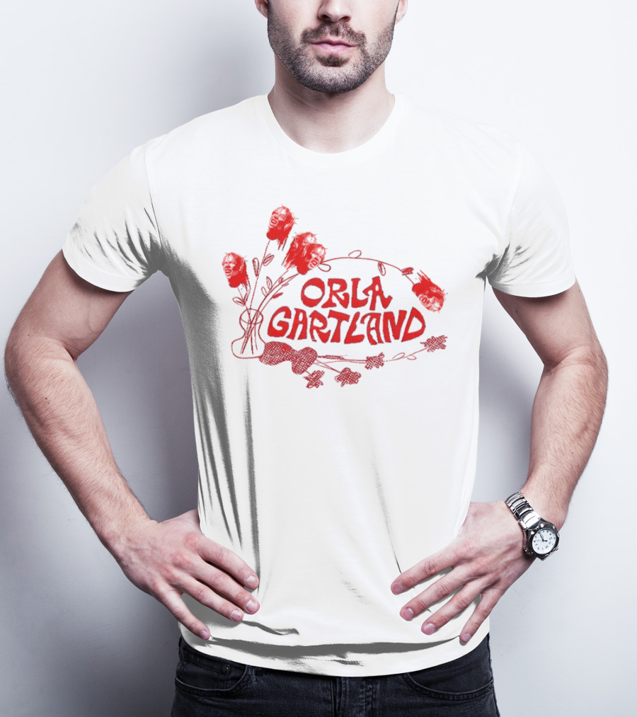Orla Gartland Floral Red Faces T-Shirt