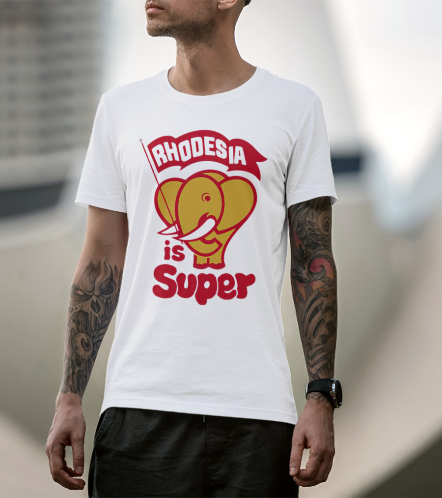 Rhodesia Is Super Elephant T-Shirt