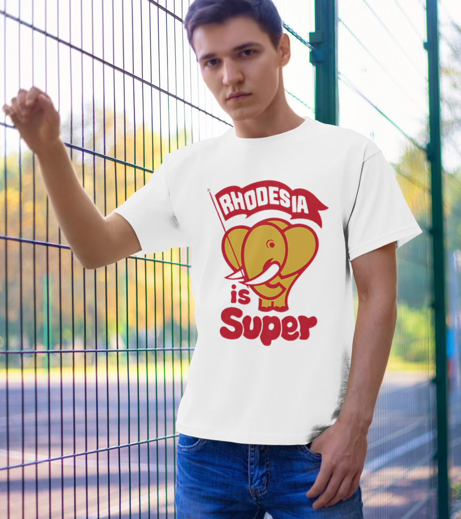 Rhodesia Is Super Elephant T-Shirt