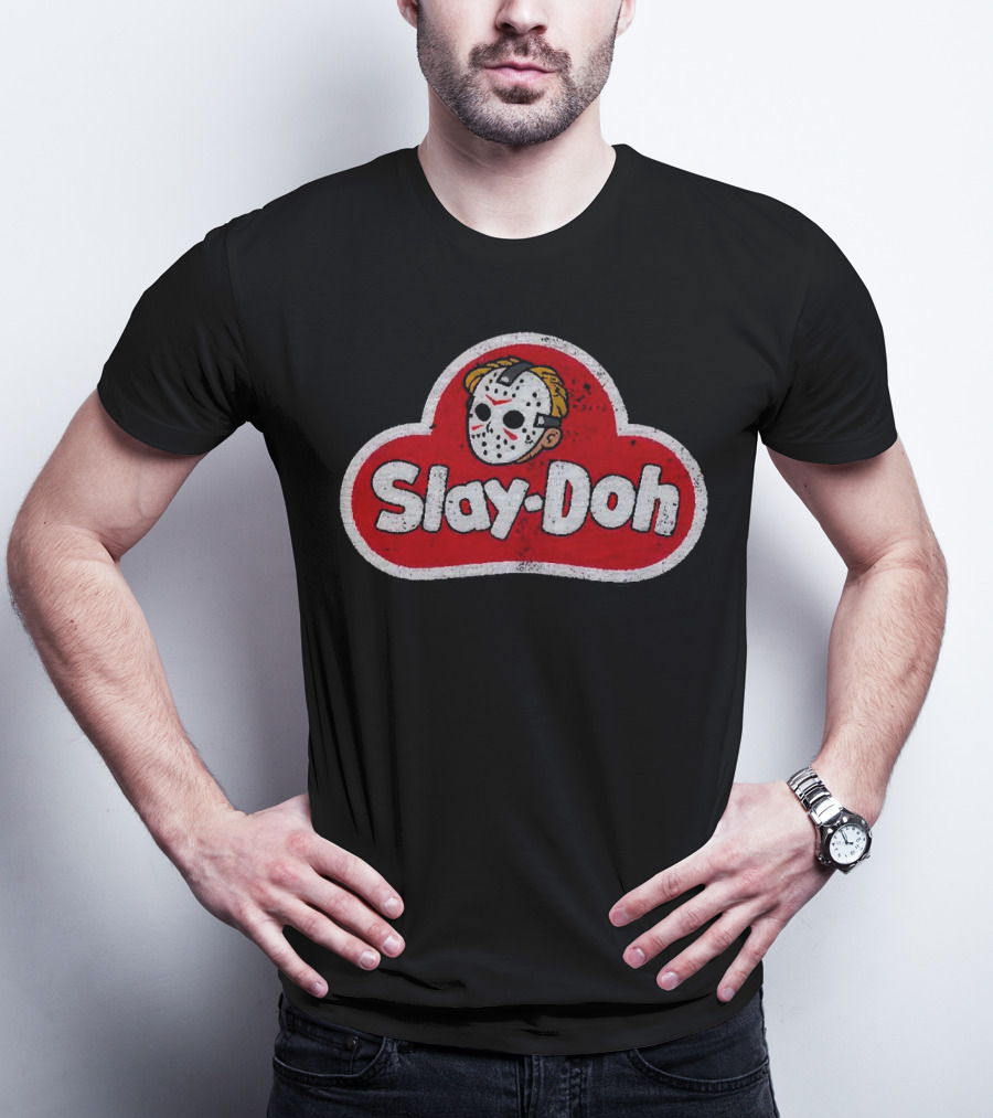 Slay-Doh Jason Mask Horror T-Shirt