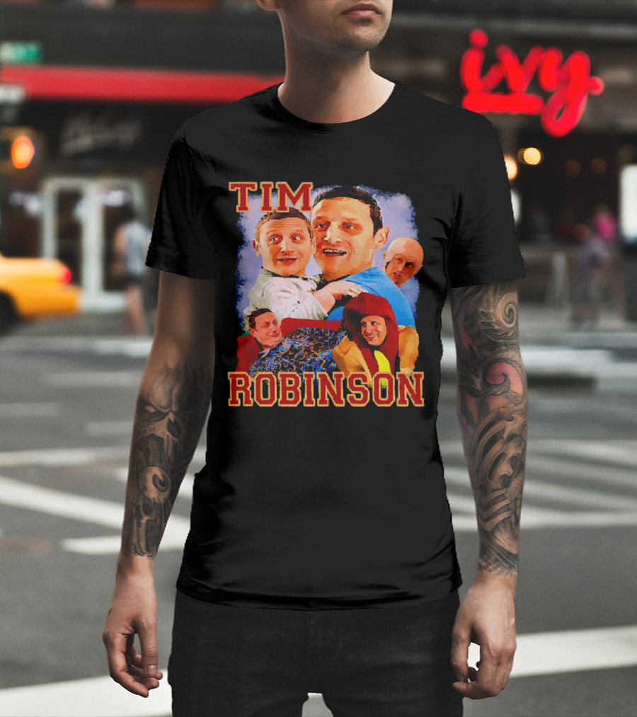 Tim Robinson Sketch Characters Collage T-Shirt