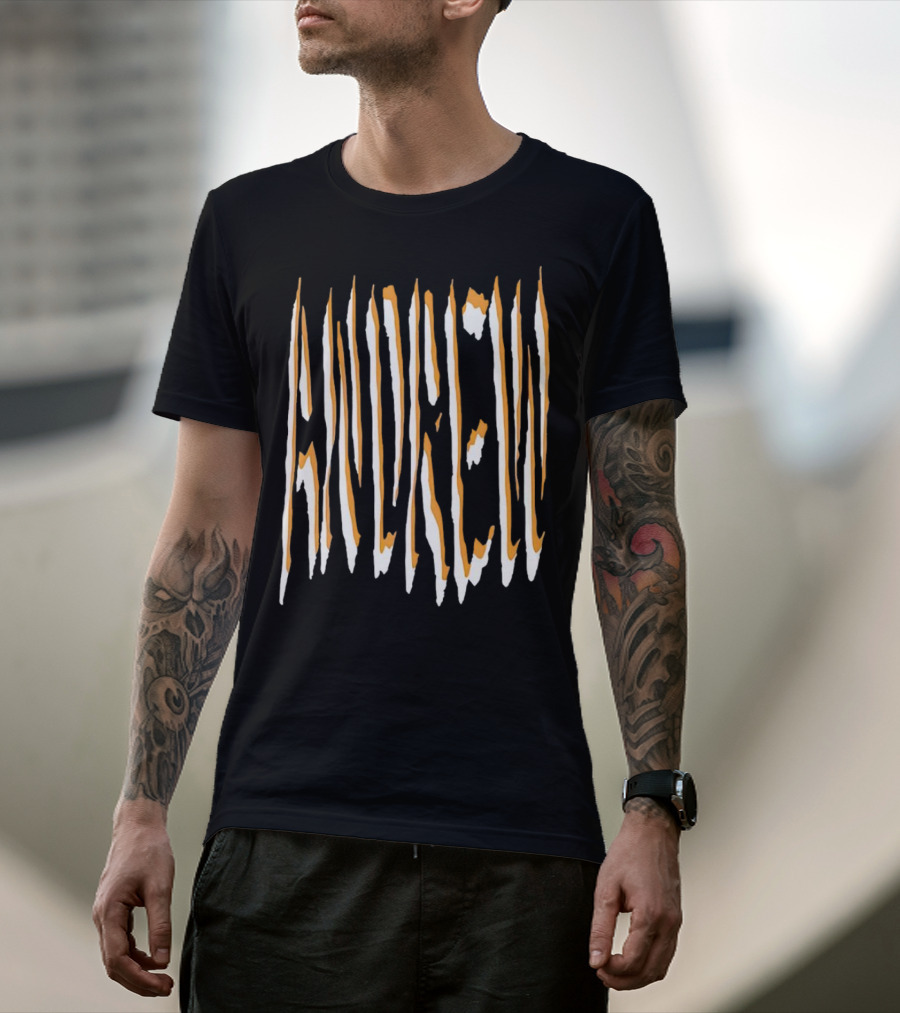 Euphoria Rue Bennett Zendaya Andrew Distorted Text T-Shirt