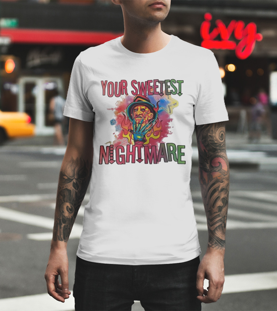 Your Sweetest Nightmare Freddy Krueger Halloween T-Shirt