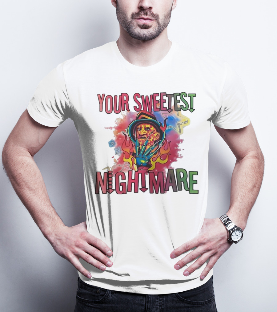 Your Sweetest Nightmare Freddy Krueger Halloween T-Shirt