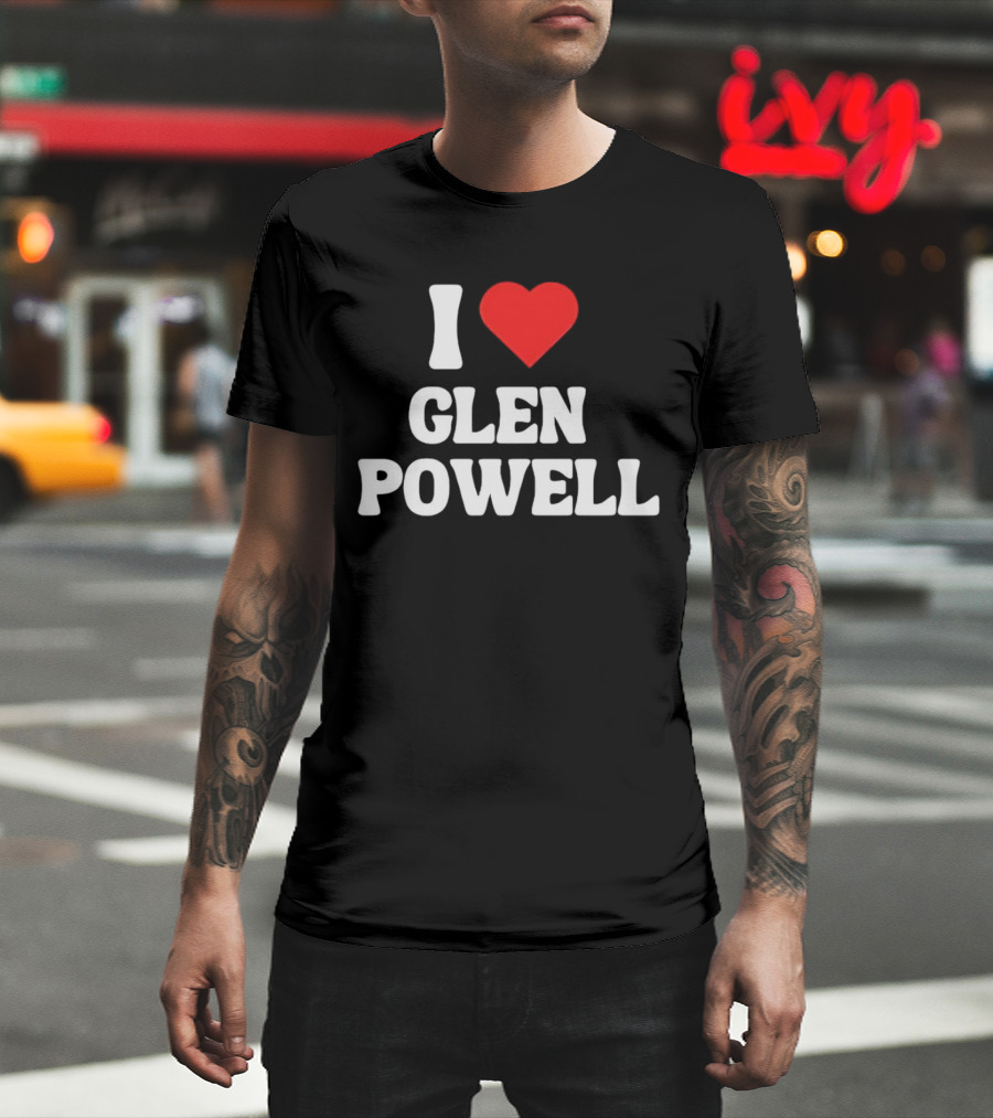 I Heart Glen Powell T-Shirt