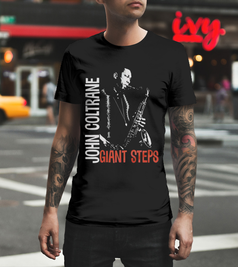 John Coltrane Giant Steps Saxophone Player T-Shirt