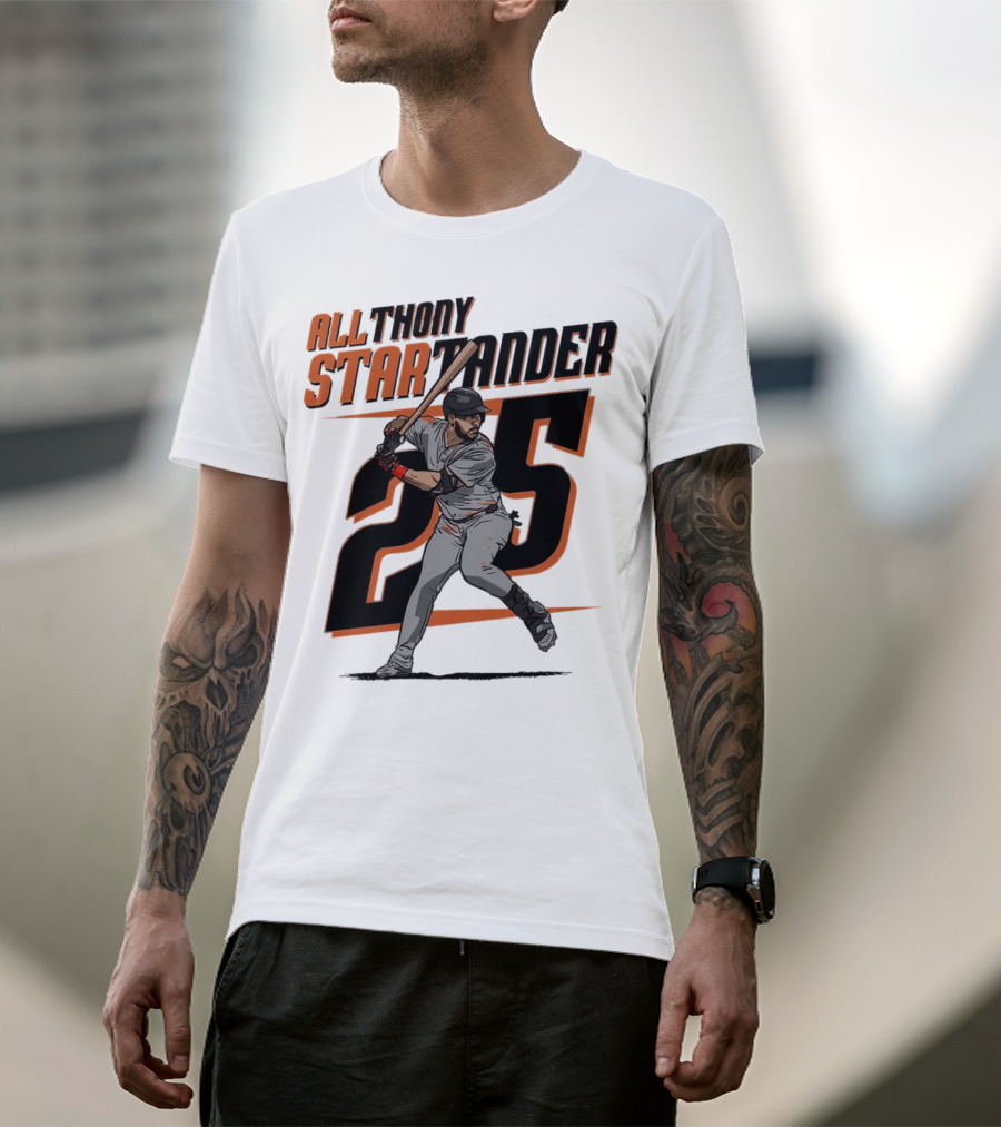 Anthony Santander All-Star Baseball Player Number 25 Baltimore T-Shirt