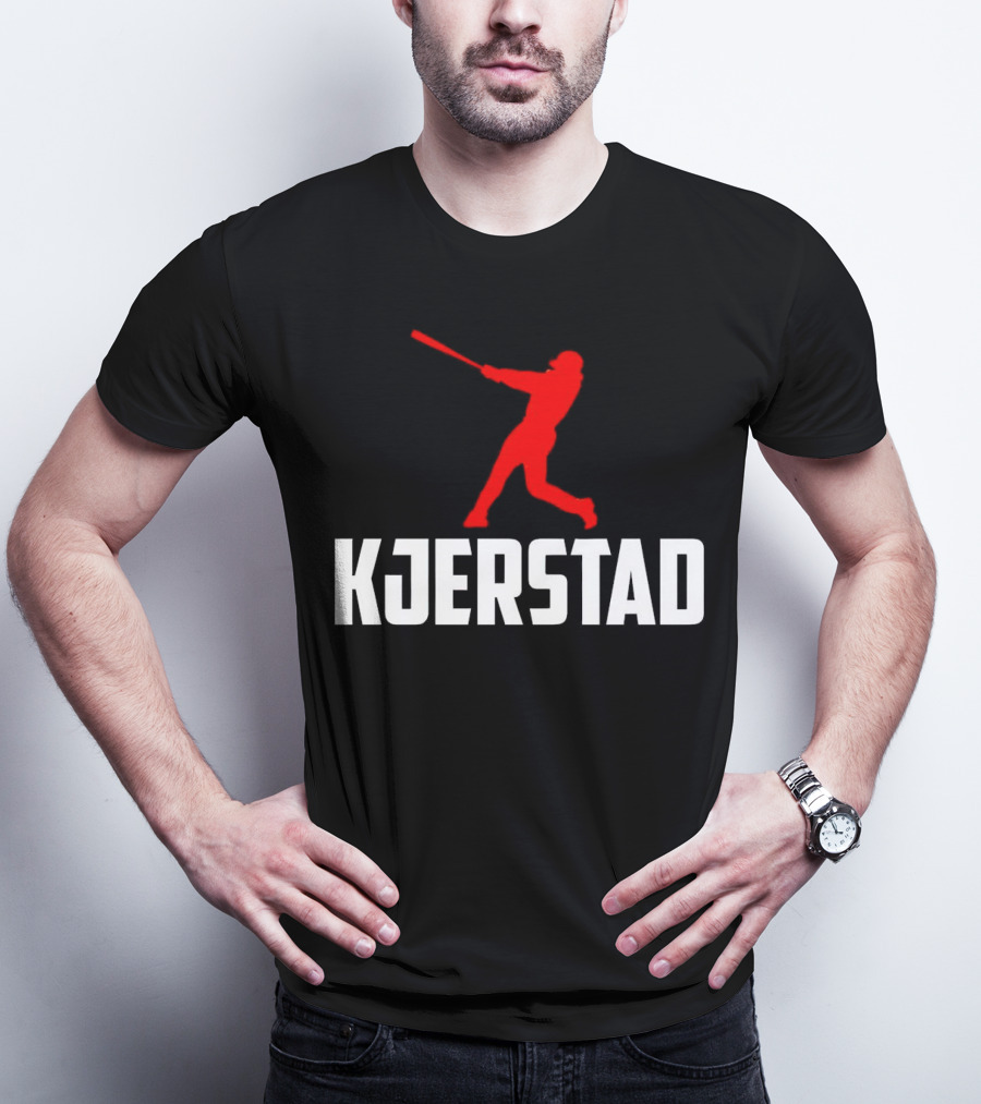 Kjerstad Baseball Player Silhouette Baltimore Orioles T-Shirt