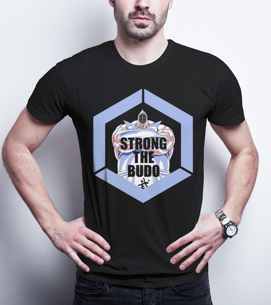 Strong The Budo Martial Arts Warrior Hexagon Emblem T-Shirt