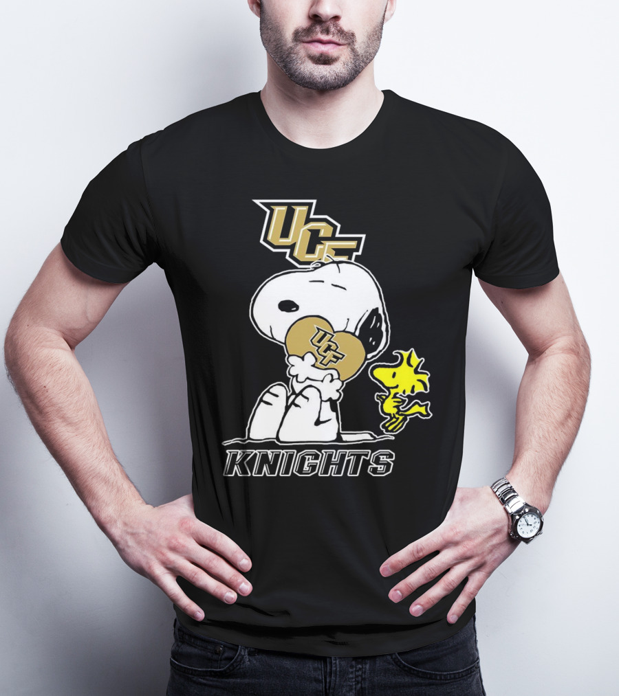 Snoopy And Woodstock UCF Knights Football Team Spirit T-Shirt