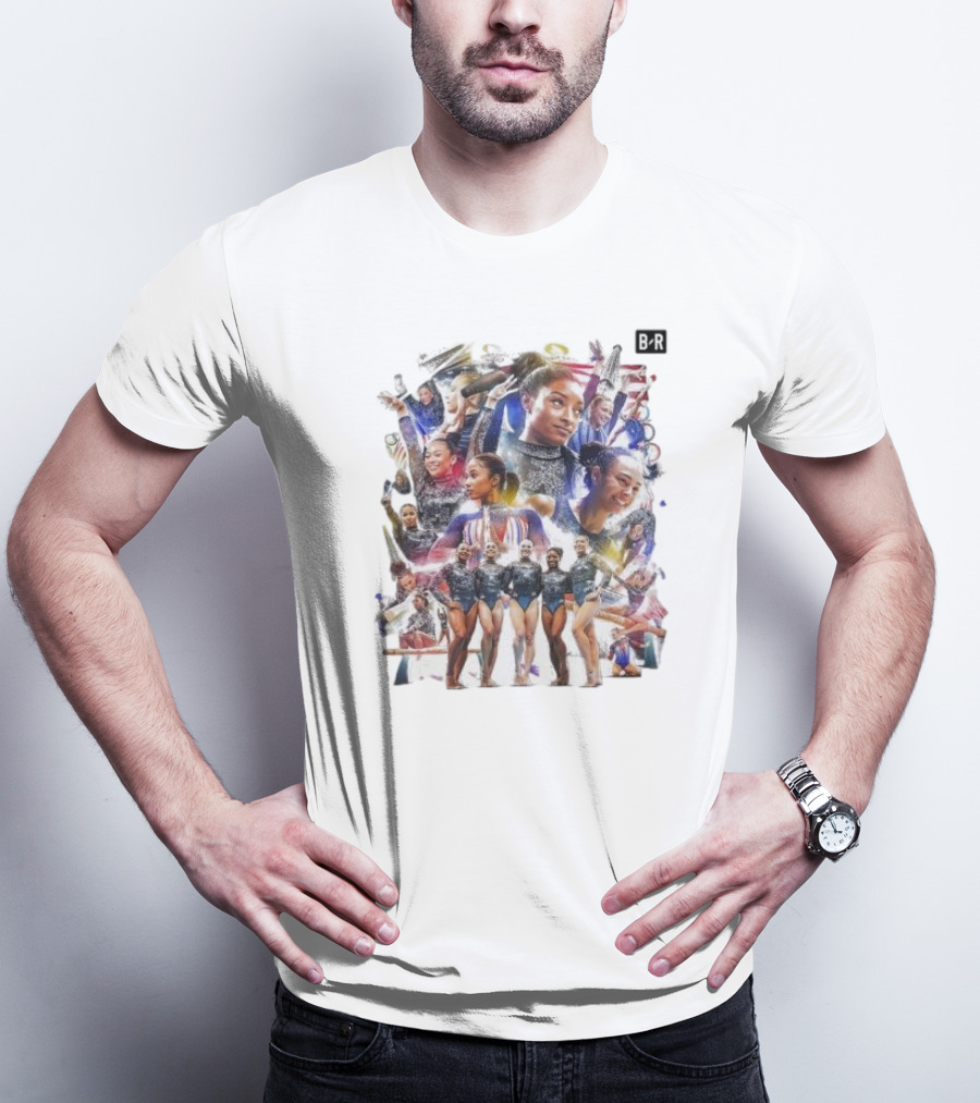 B/R USA Women’s Gymnastics Gold Victory T-Shirt