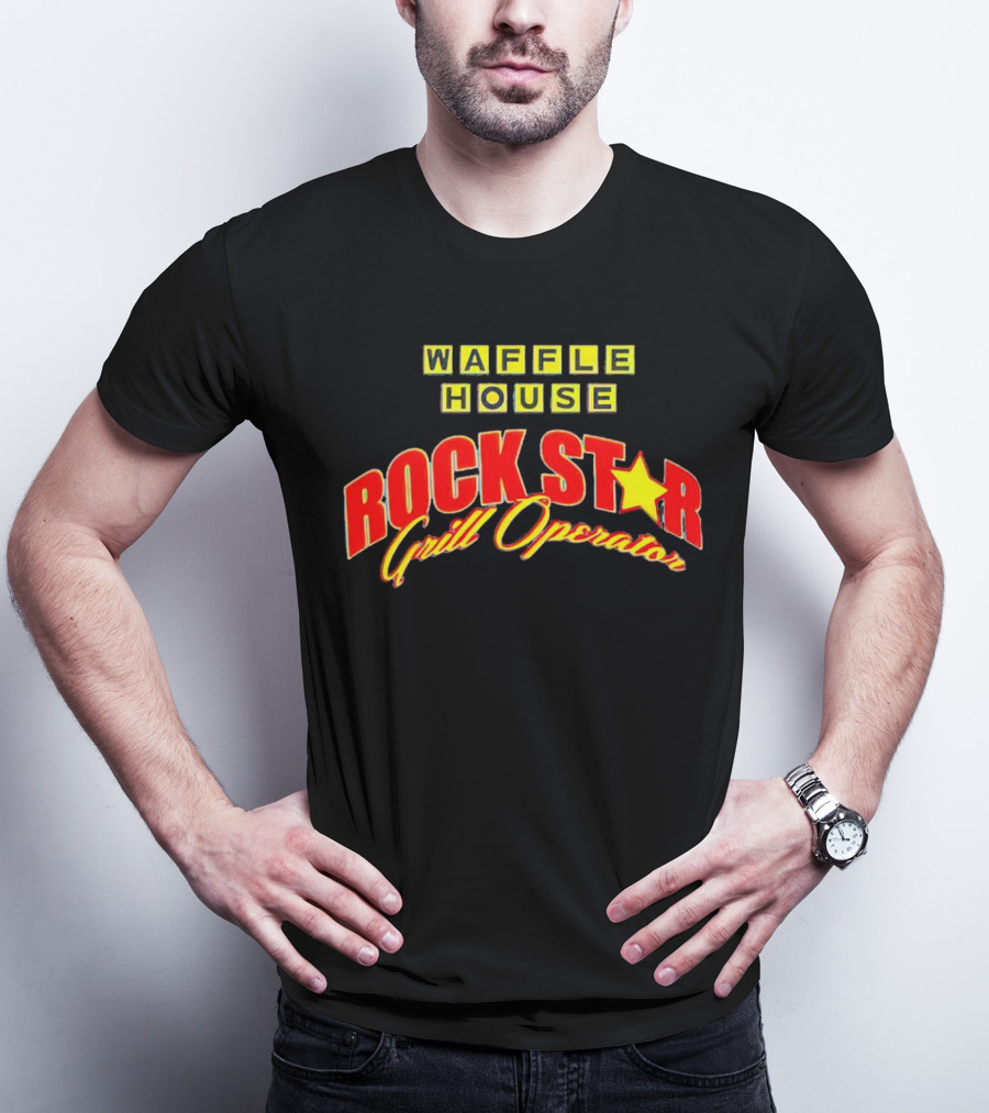 Waffle House Rock Star Grill Operator T-Shirt