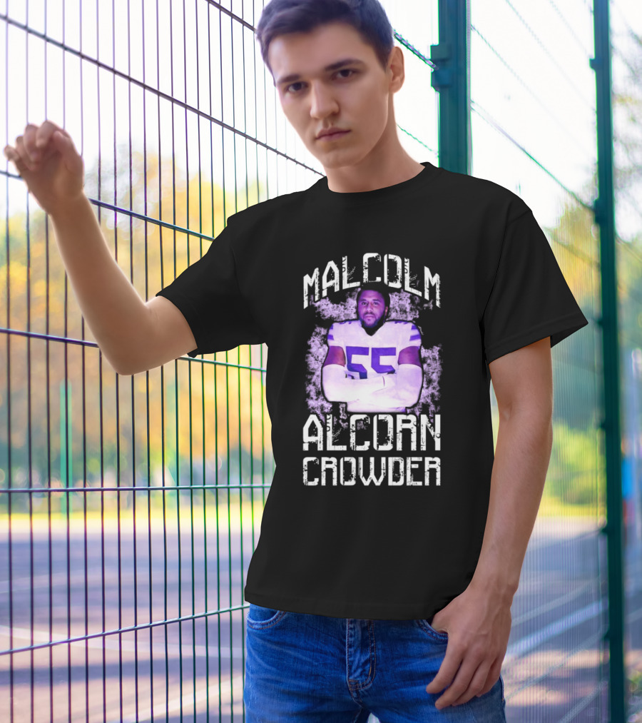 Malcolm Alcorn Crowder Kansas State Wildcats 55 T-Shirt