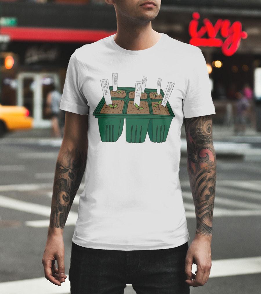 Patience Optimism Self Esteem Energy Finance Responsibility T-Shirt