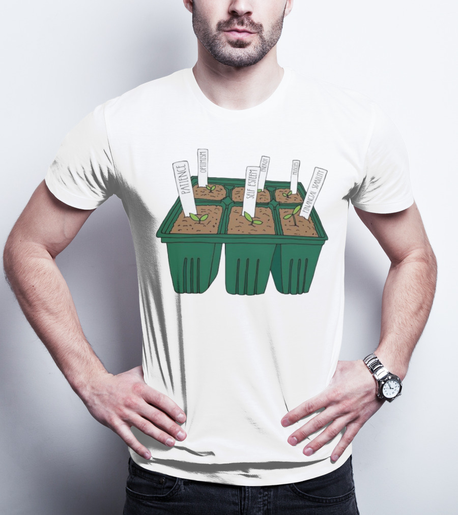 Patience Optimism Self Esteem Energy Finance Responsibility T-Shirt