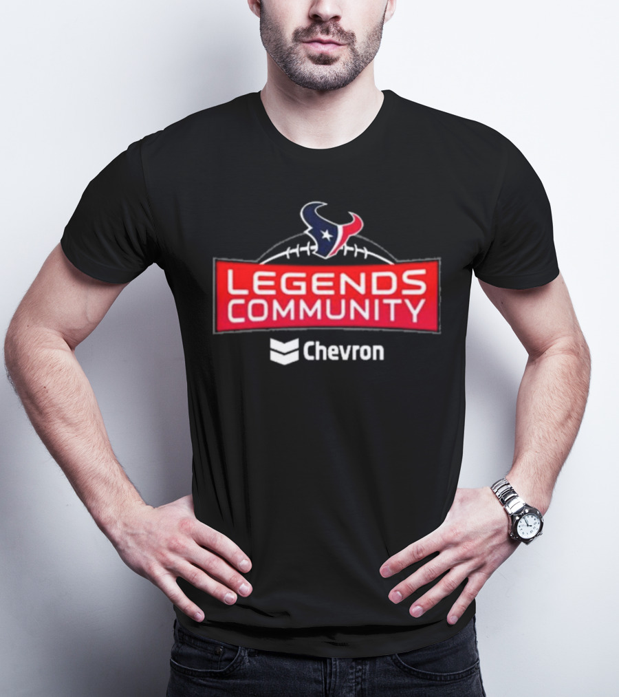 Andre Johnson Houston Texans Legends Community Chevron T-Shirt