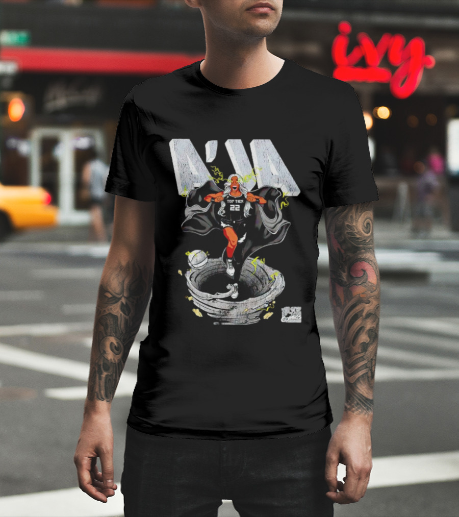 Las Vegas Aces A'ja Wilson 22 Top Tier Superhero Wilson Comics T-Shirt