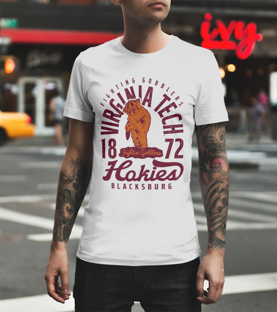 Virginia Tech Hokies Fightin' Gobblers 1872 Blacksburg VPI T-Shirt
