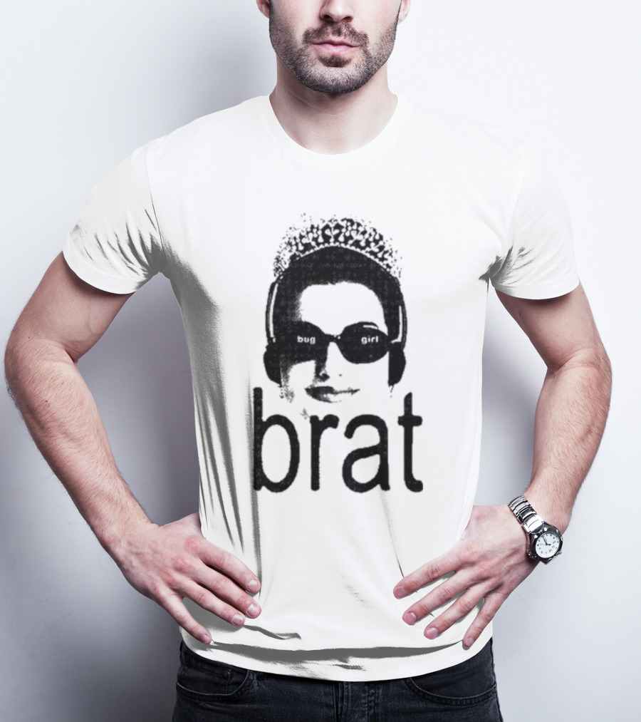 Buggirl200 Bug Girl Brat Sunglasses Crowned Headset T-Shirt
