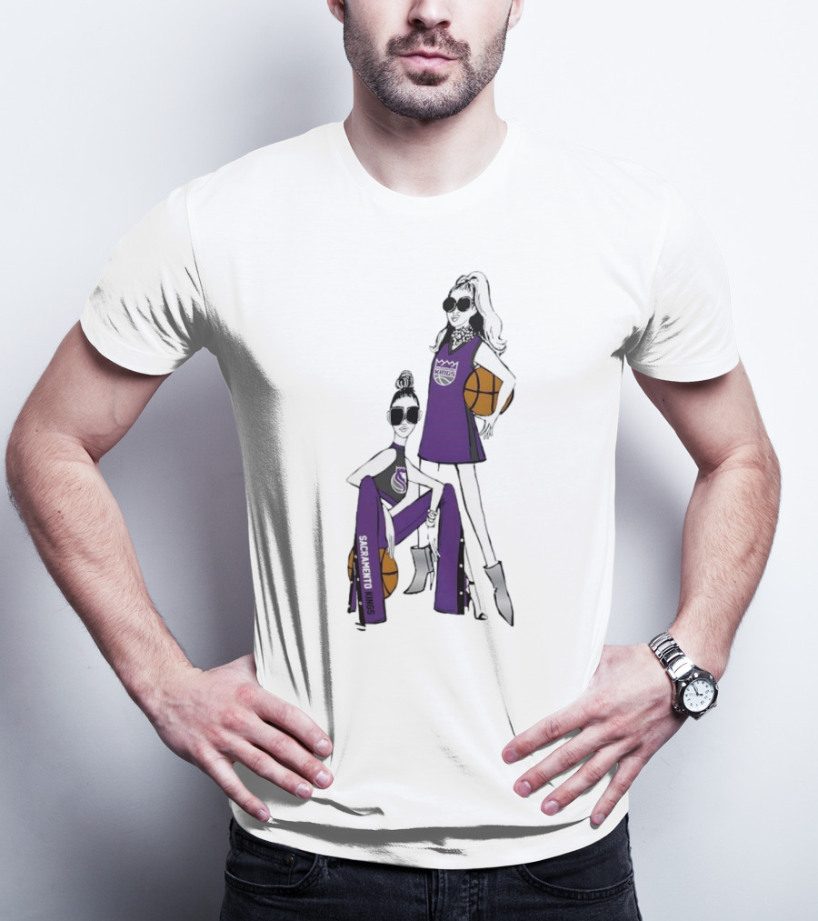 Sacramento Kings G-III 4Her Basketball Girls Fashion T-Shirt