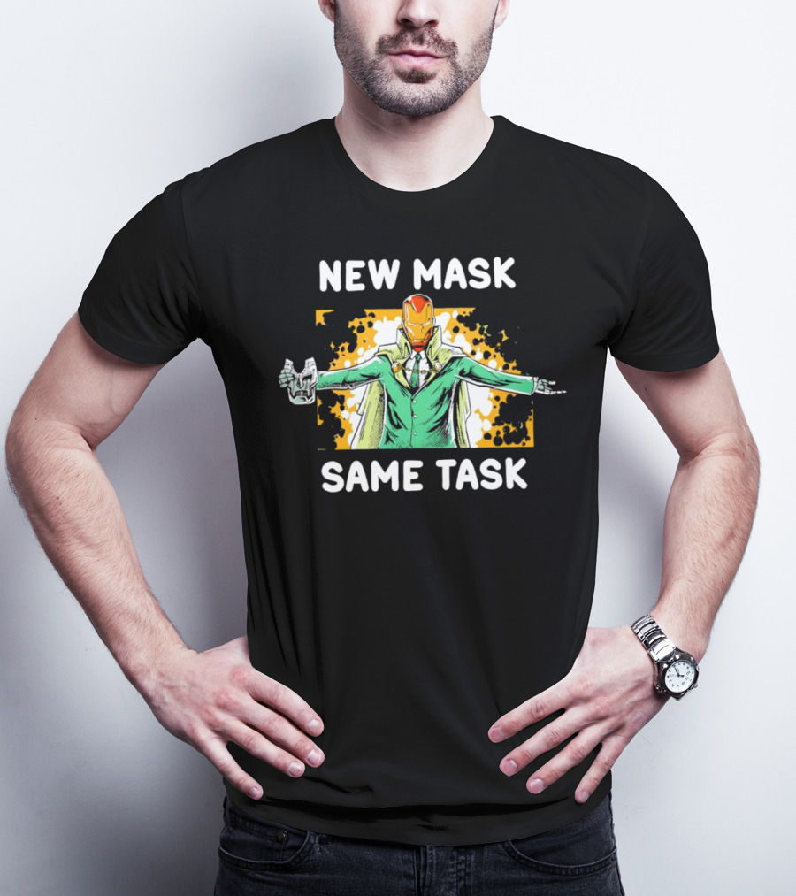 New Mask Same Task Doctor Doom Iron Man T-Shirt