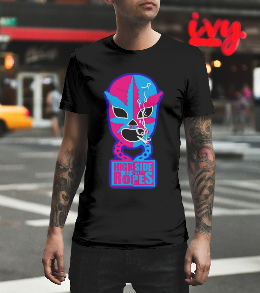 High Side Of The Ropes Karnival Of Kush Mask Smoke Chain T-Shirt