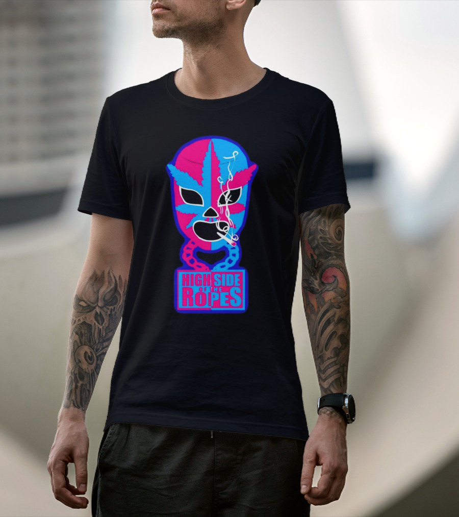 High Side Of The Ropes Karnival Of Kush Mask Smoke Chain T-Shirt