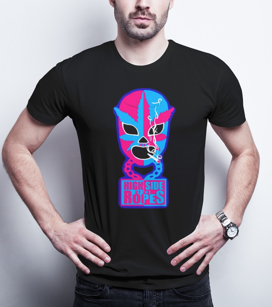 High Side Of The Ropes Karnival Of Kush Mask Smoke Chain T-Shirt