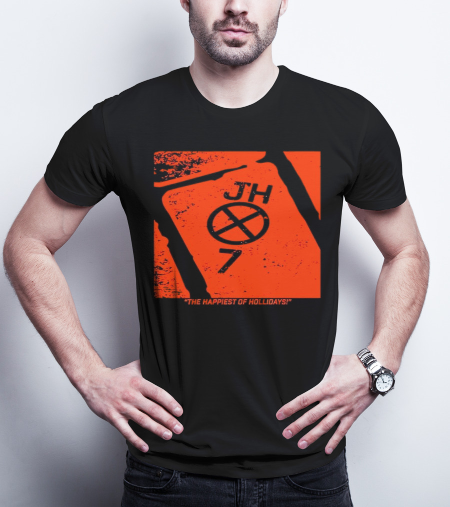 Jackson Holliday JH7 The Happiest Of Hollidays Baltimore Orioles EUTAW St T-Shirt