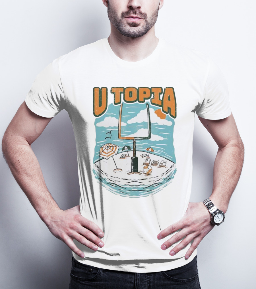 Miami Hurricanes U Topia 305 Beach Paradise T-Shirt
