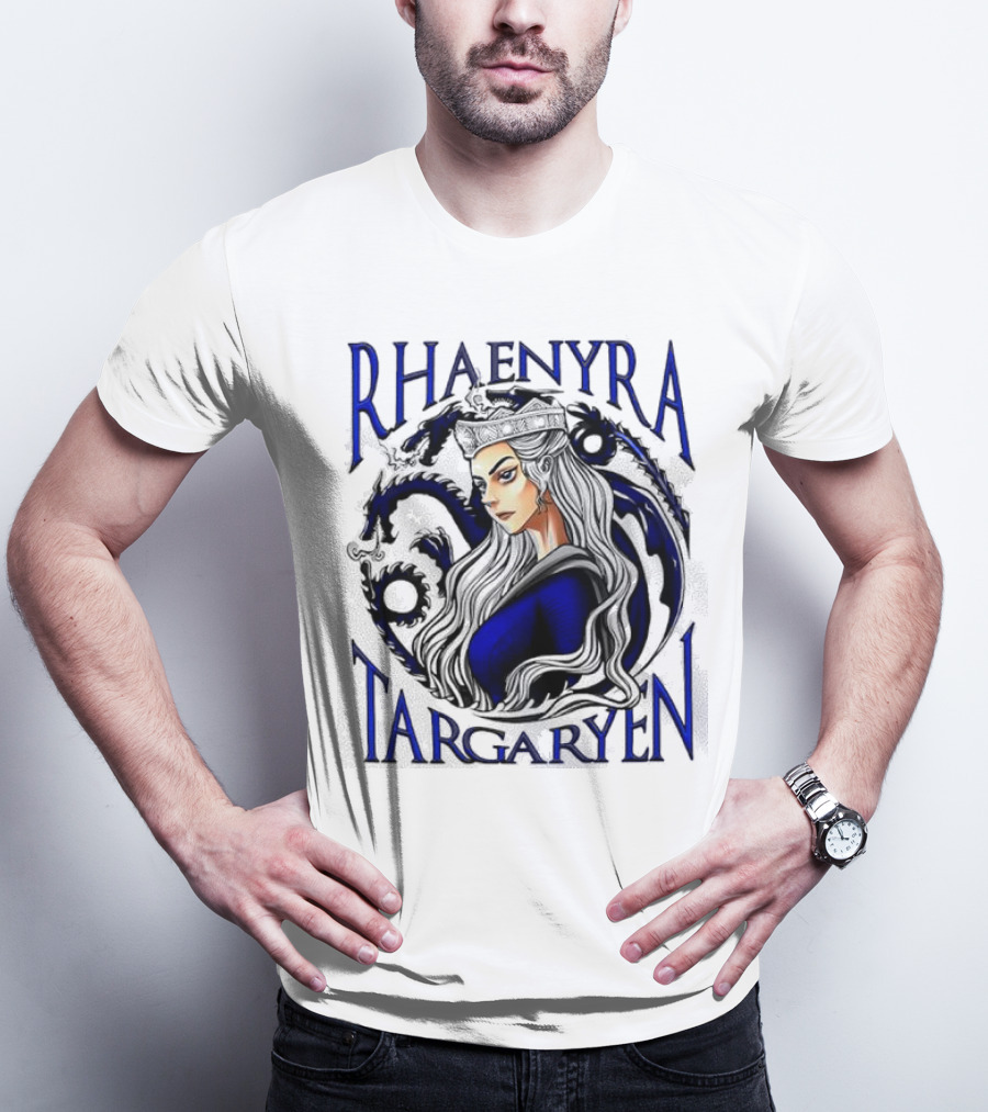 Rhaenyra Targaryen Dragon Emblem Royalty T-Shirt