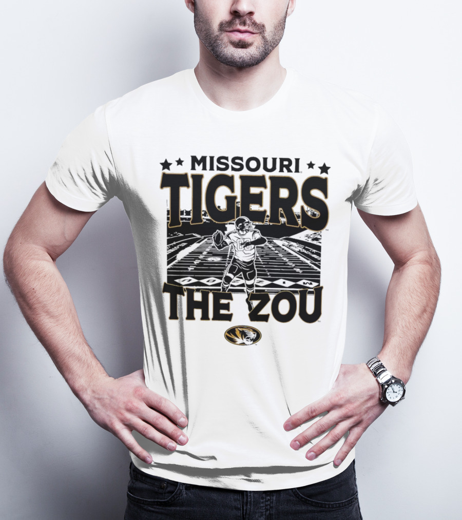 Missouri Tigers The Zou Football Gameday Couture T-Shirt