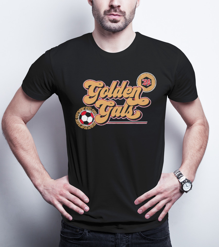 USWNTPA Golden Gals 24 Soccer USA T-Shirt