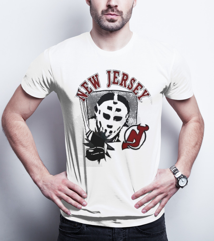 New Jersey Devils Retro Goalie Mask T-Shirt