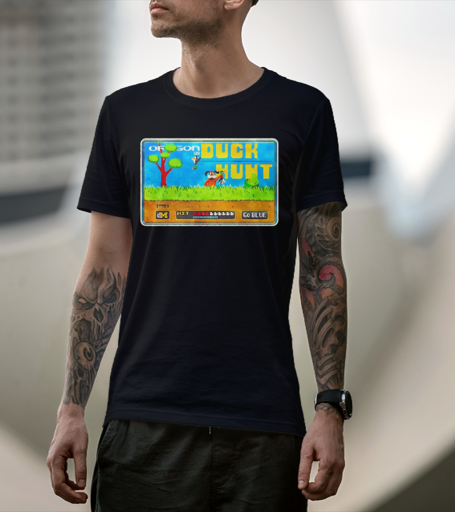OREGON GAMEDAY DUCK HUNT GO BLUE T-Shirt