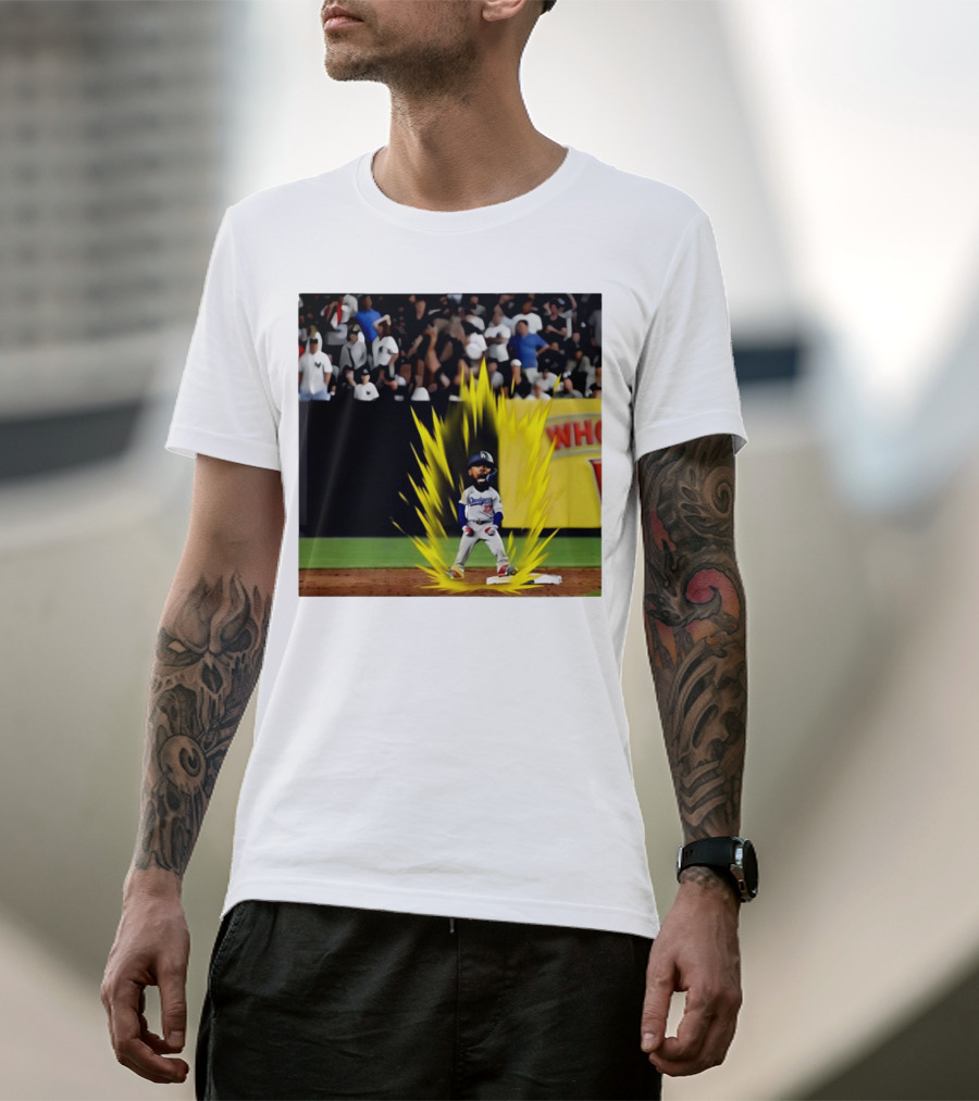 Teoscar Hernández Dodgers Super Saiyan Walk-Off Moment T-Shirt
