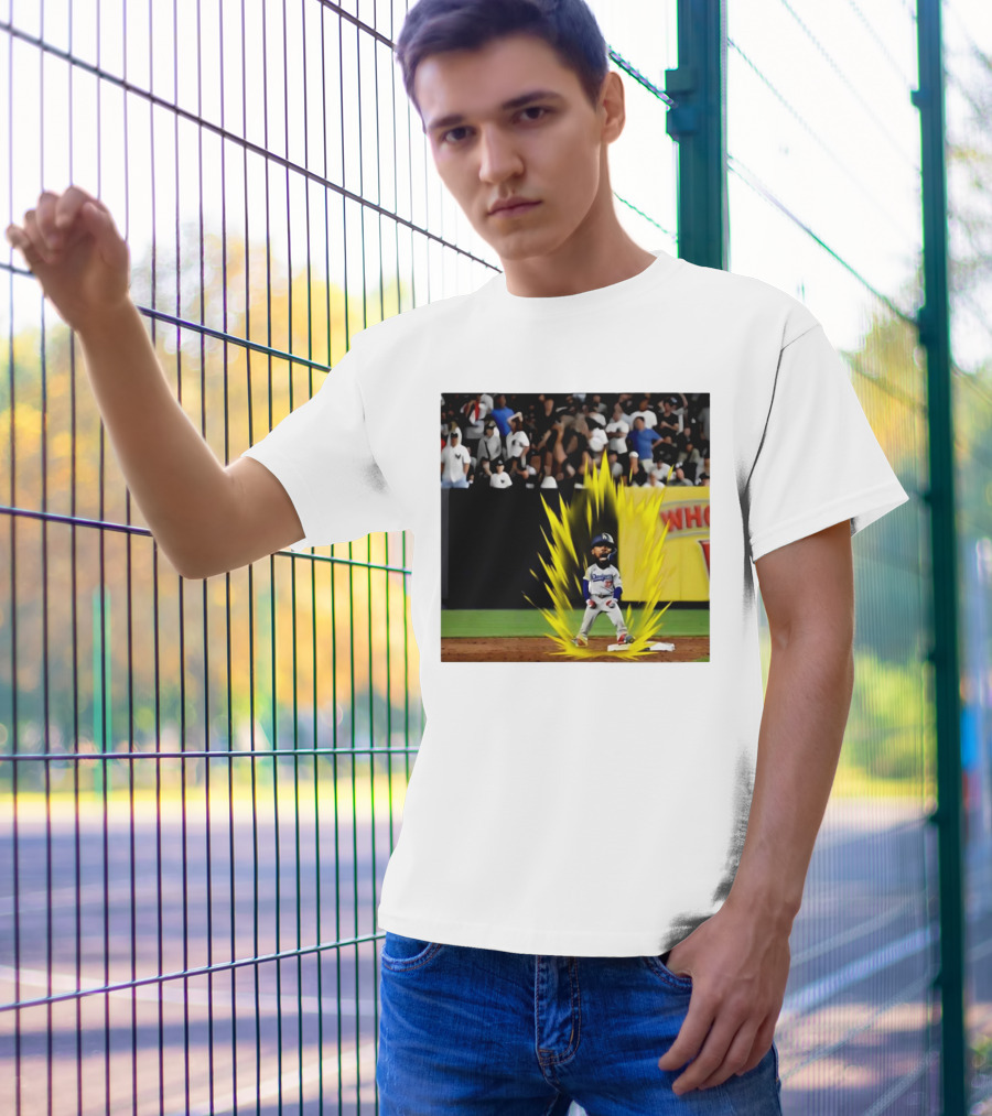 Teoscar Hernández Dodgers Super Saiyan Walk-Off Moment T-Shirt
