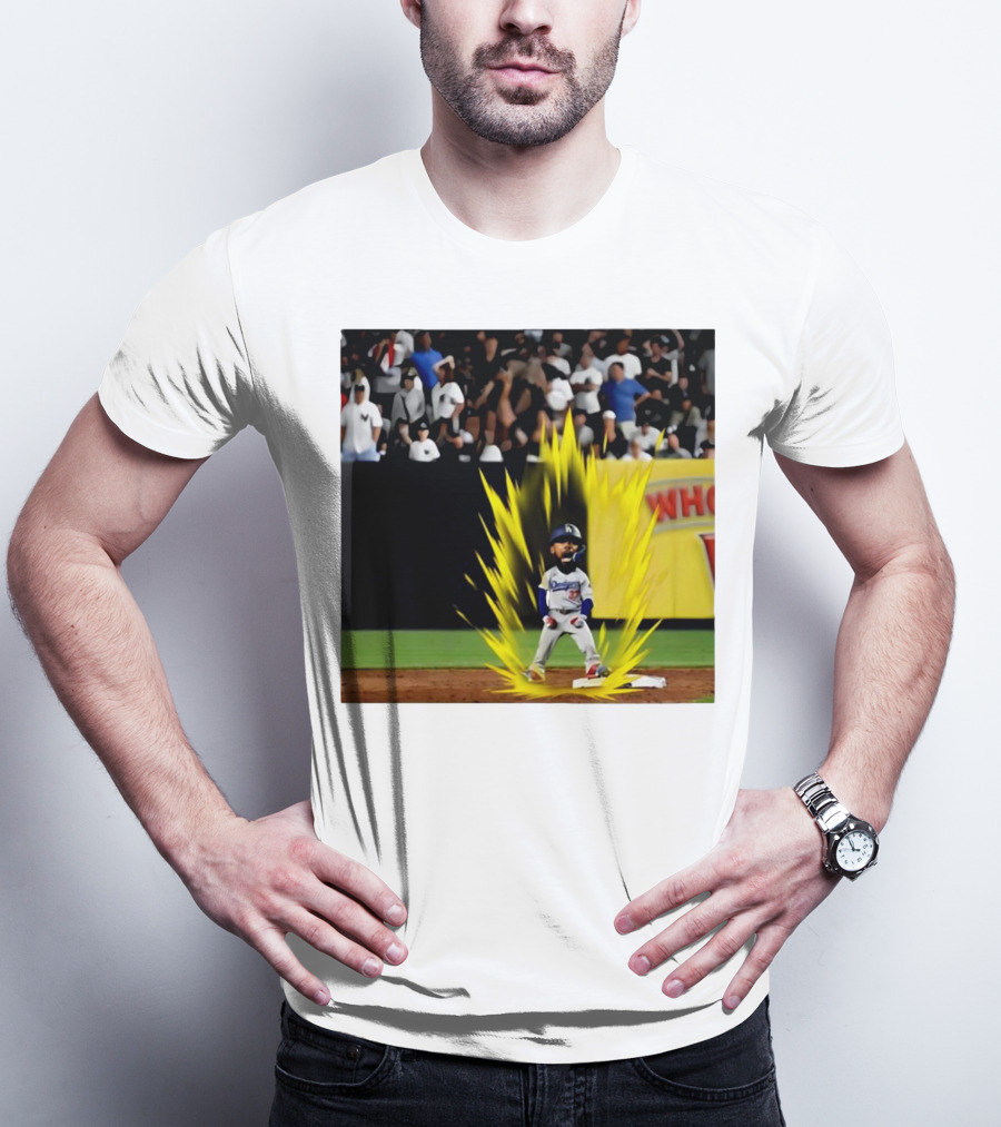 Teoscar Hernández Dodgers Super Saiyan Walk-Off Moment T-Shirt